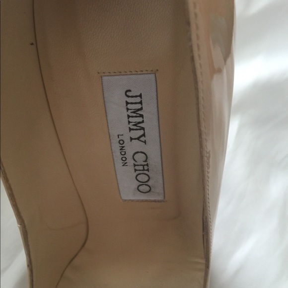 Jimmy Choo | Shoes | Jimmy Choo Bone Color Heels Abel Style | Poshmark